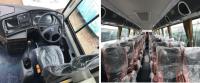China Manual Transmission 45 1 1 Tour Passenger RHD Coach Bus with L*W*H 11990*2450*3580mm for sale