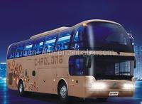 China Rear Engine Cummins Engine Dongfeng Tourism Coach Bus With Toilet and Seats 50 8900ml for sale