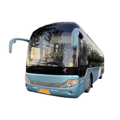 China Left Drive Used Coach Bus with Yuchai Engine and Manual Transmission in Good Condition for sale