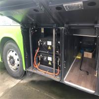 China 16500kg G.V.W Yuchai Engine Diesel 45 Seater Used CNG Coach Bus with Toilet for sale