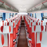 China Highly Integrated Anaki 11M 47 Seats Electric Coach Bus A6 Series Max.speed 100km/h for sale