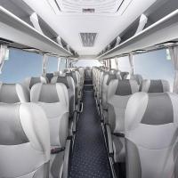 China 10m Luxury Tourist Coach Bus with YC6L260-30 Diesel Engine and Max Speed up to 100km/h for sale