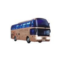 China 60 Seater Luxury Model Coach Bus with Dongfeng Dona Axle and 298/80R22.5 Tyres at Best for sale