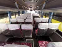 China FAST Transmission Manual Coach Bus with Tubeless Tire 315/80R22.5 and Luxury Interior for sale