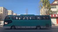 China Luxury 57 Seats Used Higer Coach Bus with Manual Transmission and Good Condition for sale