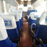 China LHD Steering Position Luxury Diesel CNG 60 Seater Coach Bus with 6 Tires for sale