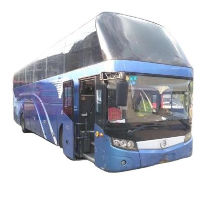 China 70 Seats Coach Buses with Toilet Good Condition Diesel Engine Chassis Model EQ6840KS4T for sale