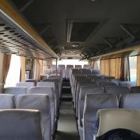China Customer's Requirement Euro 3 Emission Standard 60 Seater Luxury Diesel Coach Bus for sale