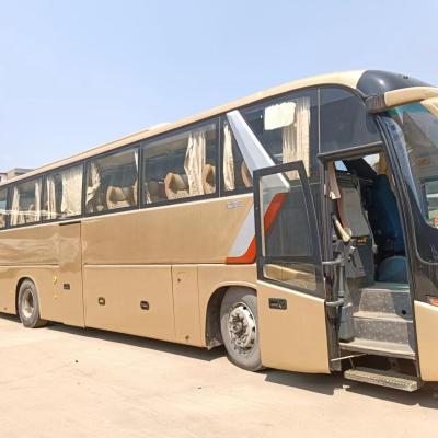 China Left Hand Driver 70 Seater Bus Luxury Tour Passenger Coach with Euro 4 Emission Standard for sale