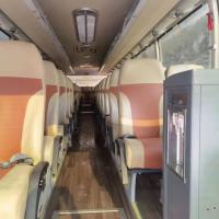 China Left Hand Driver 70 Seater Bus Luxury Tour Passenger Coach with Euro 4 Emission Standard for sale