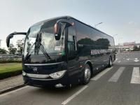 China 5.5T Front Axle Diesel Used 50 Seats Luxury Coach Bus Passenger Used Bus Coach for sale