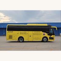 China 8995*2500*3480mm LHD Diesel 30 1 1 Seats Coach Bus with 280L Fuel Tank Capacity for sale