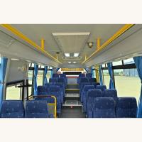 China 8995*2500*3480mm LHD Diesel 30 1 1 Seats Coach Bus with 280L Fuel Tank Capacity for sale