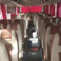 China LHD Luxury Passenger Bus 57 Seats Rear Engine Place Luxury Design for sale