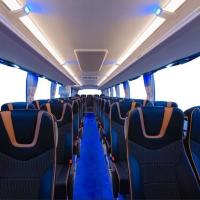 China WHEELBASE 5100mm FAST6DS95T 100km/h Diesel 43 Seats 50 Seats Luxury 11M Used Coach Bus for sale