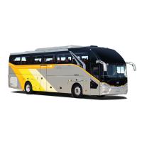 China 55 Seater Used Luxury Tour Bus with Euro 3 Emission Standard and 2340 Front Suspension for sale