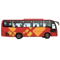 China Luxury 32 Seats Higer Bus Diesel Red Used Coach Bus In Dubai 6.494L Displacement Good for sale