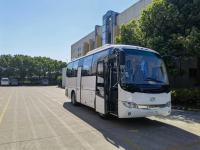 China Customer's Requirement 2022 Manual Transmission Luxury Coach Bus with 32 Seats and Tables for sale