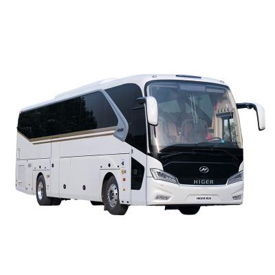 China Fuel Diesel 12m Left Hand Drive Passenger Coach Bus with Body Design and 53 Seats for sale