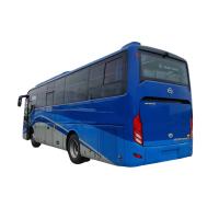 China Manual Transmission Type 9m Blue Luxury RHD Diesel 35seats Coach Bus for Group Travel for sale