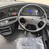 China Manual Transmission Type 9m Blue Luxury RHD Diesel 35seats Coach Bus for Group Travel for sale