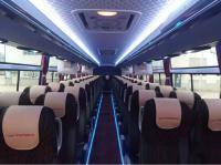 China 70 Seats Right Hand Driving Power Steering Luxury Coach Bus with 6125 Engine Capacity for sale