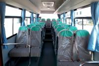China Luxury 25-30 Seats Tourist CNG Coach Bus with Manual Transmission and Diesel Fuel for sale