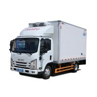 China 3360mm Wheelbase Isuzu 10 Ton Box Refrigerator Truck For Vegetable And Meat Transportation for sale