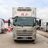 China 1-10T Capacity Professional Jiefang Refrigerated Truck For Fresh And Frozen Products for sale