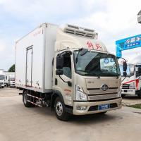 China 1-10T Capacity Professional Jiefang Refrigerated Truck For Fresh And Frozen Products for sale