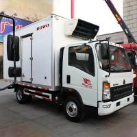 China Custom's Requirement 130hp 4x2 Refrigerated Truck For Ice Cream Delivery And Food Cooling for sale