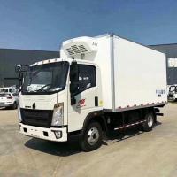 China Custom's Requirement 130hp 4x2 Refrigerated Truck For Ice Cream Delivery And Food Cooling for sale