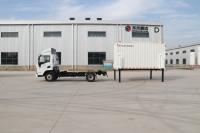 China Detachable Body Jac 4*2 Commercial Container Cargo Van Truck For Urban Transport for sale