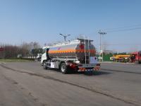 China 15m3 CIMC LINYU Dongfeng Oil Tanker Truck Aluminum Alloy Liquid Fuel Transport Vehicle for sale