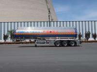 China Insulation 45.5m3 3 Axles Flammable Liquid Semi Trailer for Liquid Transport Vehicle for sale