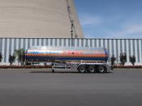 China Insulation 45.5m3 3 Axles Flammable Liquid Semi Trailer for Liquid Transport Vehicle for sale