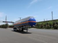 China Insulation 45.5m3 3 Axles Flammable Liquid Semi Trailer for Liquid Transport Vehicle for sale