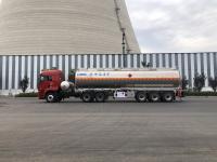 China 3 Axle 44m3 Liquid Petrol Aviation Kerosene Jet Fuel Transport Semi Trailer Tanker for sale
