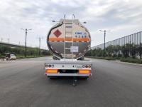 China 3 Axle 44m3 Liquid Petrol Aviation Kerosene Jet Fuel Transport Semi Trailer Tanker for sale