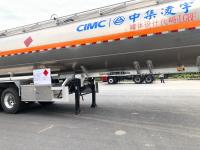 China Aluminum Alloy Diesel Tanker for Africa 44m3 Liquid Diesel Semi-Trailer Petrol Fuel for sale