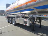 China 46000 Lite Oil Gasoline Semi-Trailer Fuel Tanker Transport Truck Trailer by CIMC LINYU for sale