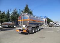 China 46000 Lite Oil Gasoline Semi-Trailer Fuel Tanker Transport Truck Trailer by CIMC LINYU for sale