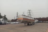 China CIMC LINYU 46000L Aluminum Alloy Fuel Tanker Trailer Truck with Wheelbase 6150 1310 1310 for sale