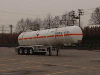 China 46000 Liter Stainless Steel Crude Oil Fuel Tanker Semi Trailer for Truck Distribution for sale
