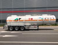 China Steel CIMC LINYU 48000 Liter Fuel Trailer for Transporting Crude Oil Efficiently for sale