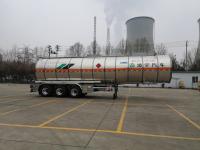China 32100/31800 KG Rated Load Mass CIMC LINYU 8*4 Aluminum Alloy Liquid Fuel Tanker Trailer for sale