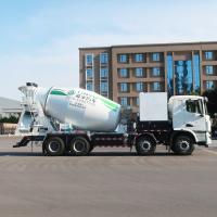 China 380kw CIMC LINYU 10 m3 Electric 8x4 Self Loading Mobile Concrete Mixer Truck for Mixing for sale