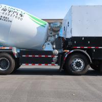China 380kw CIMC LINYU 10 m3 Electric 8x4 Self Loading Mobile Concrete Mixer Truck for Mixing for sale