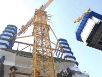 China 240 Ton Large Flat Top Tower Crane Direct D5200-240 With Spare Parts for sale