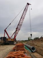 China SCC1500A-6 150 Ton Crawler Crane With Hydraulic Cylinder And Weichai Engine for sale